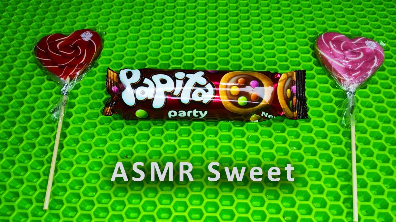 PAPITA Opening | ASMR | Candy and Lollipop | Satisfying and relaxing ...