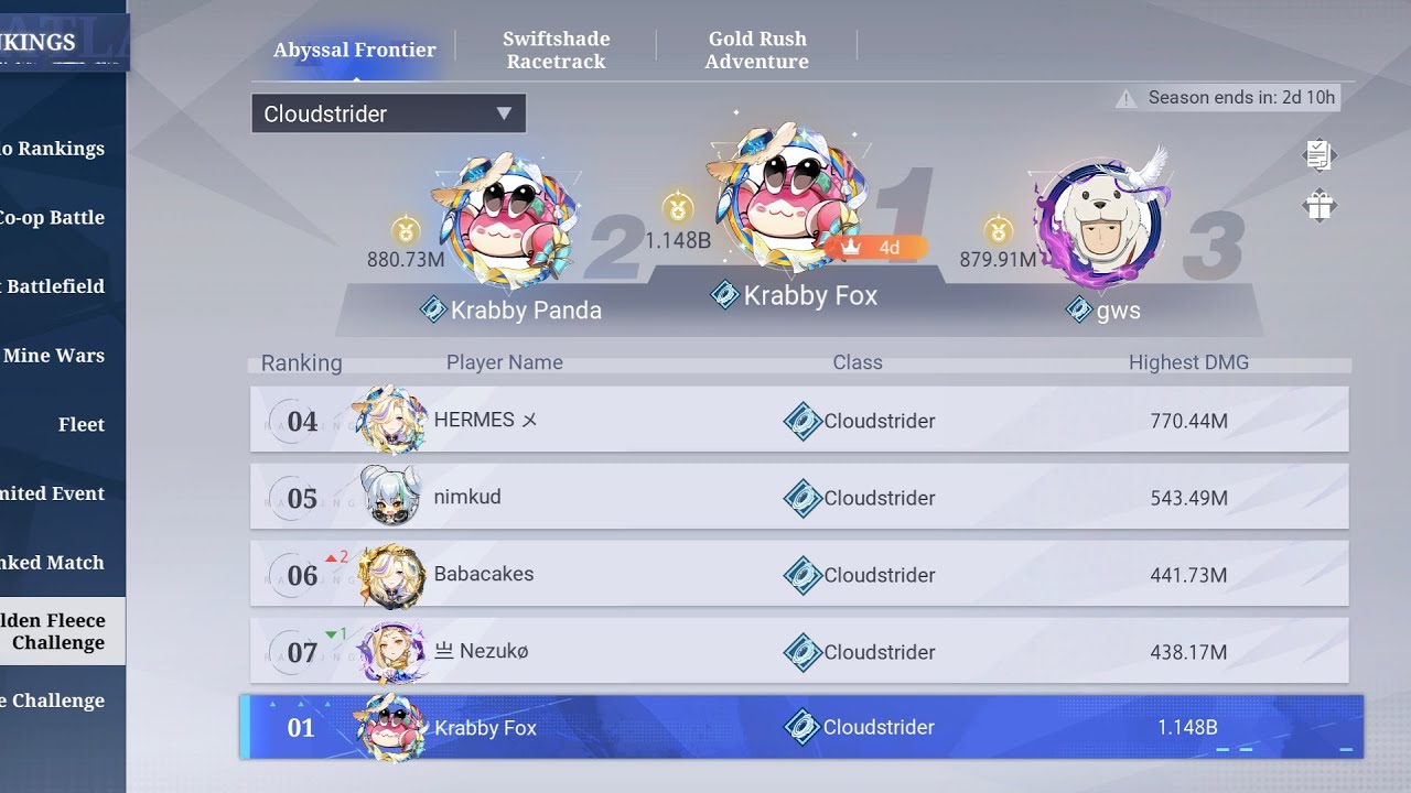 Crystal of Atlan - CloudStrider PVE Guide (Abyssal Frontier & Queen ...