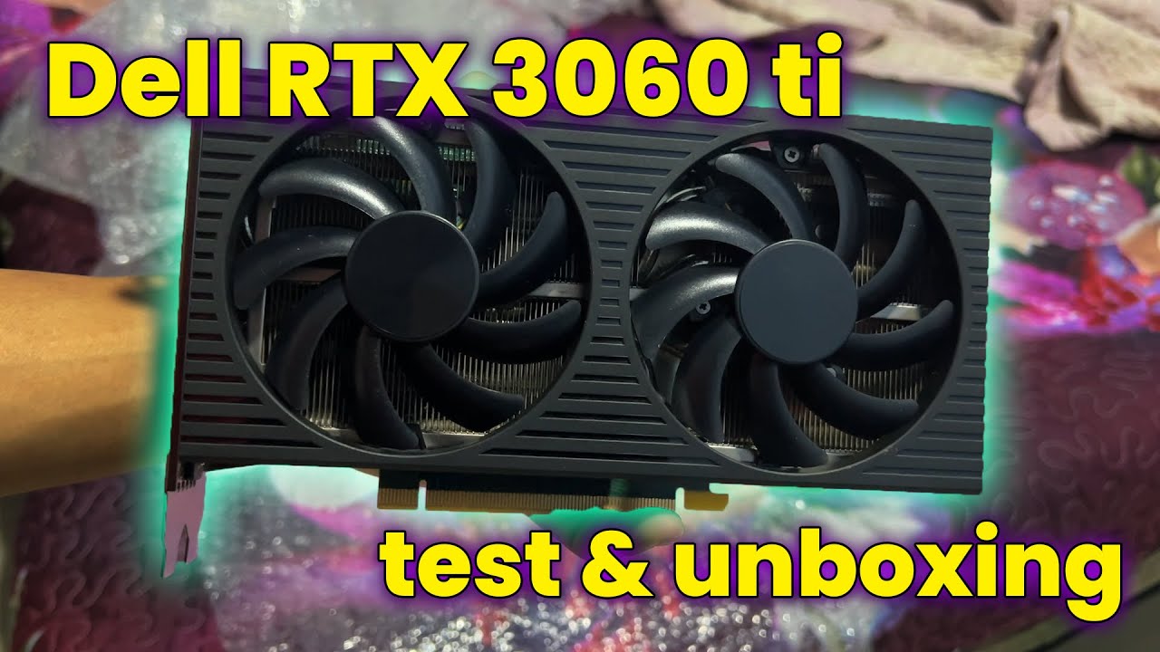 Dell Nvidia RTX 3060 ti Unboxing | Ryzen 5 5500 - YouTube