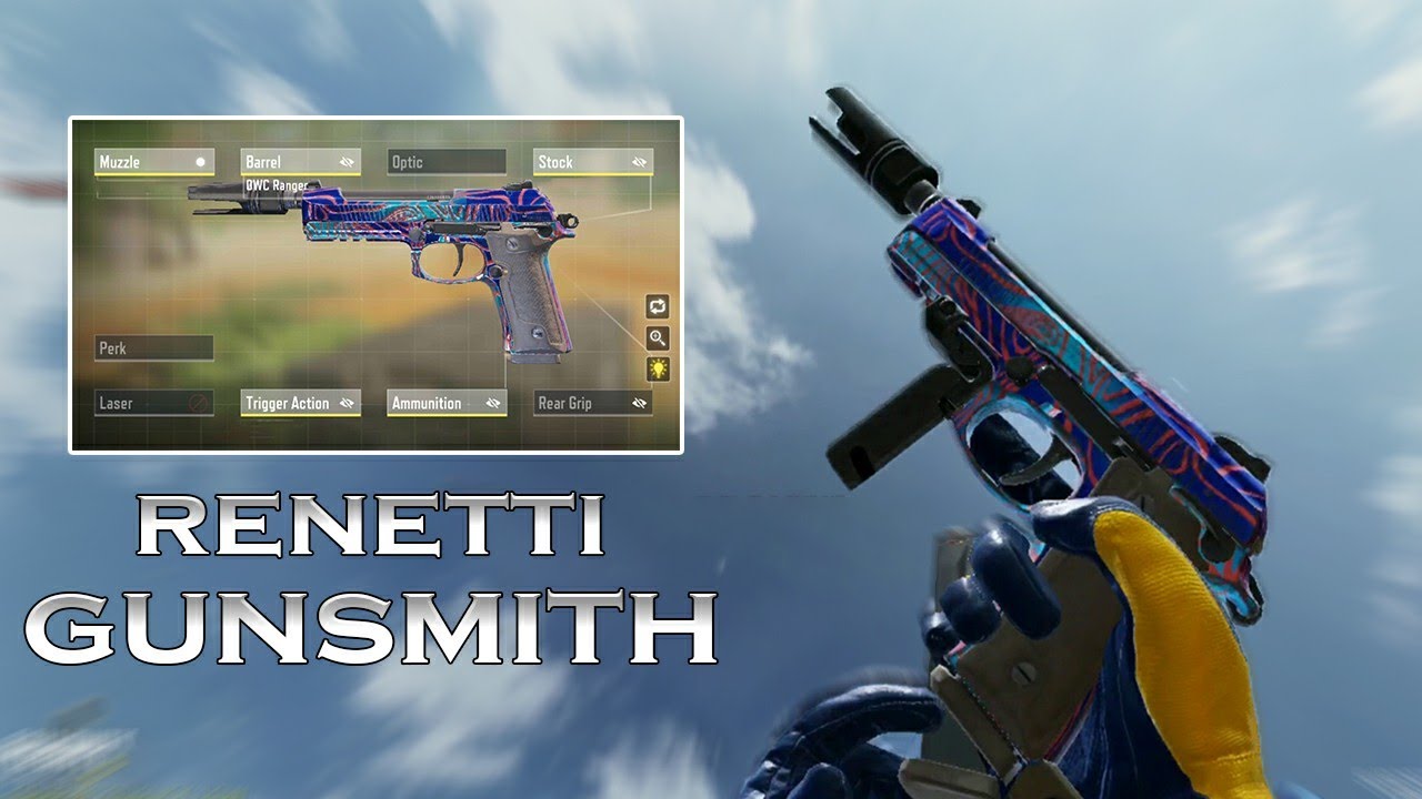 *BEST* One Burst Renetti Gunsmith Loadout | Call of Duty Mobile - YouTube