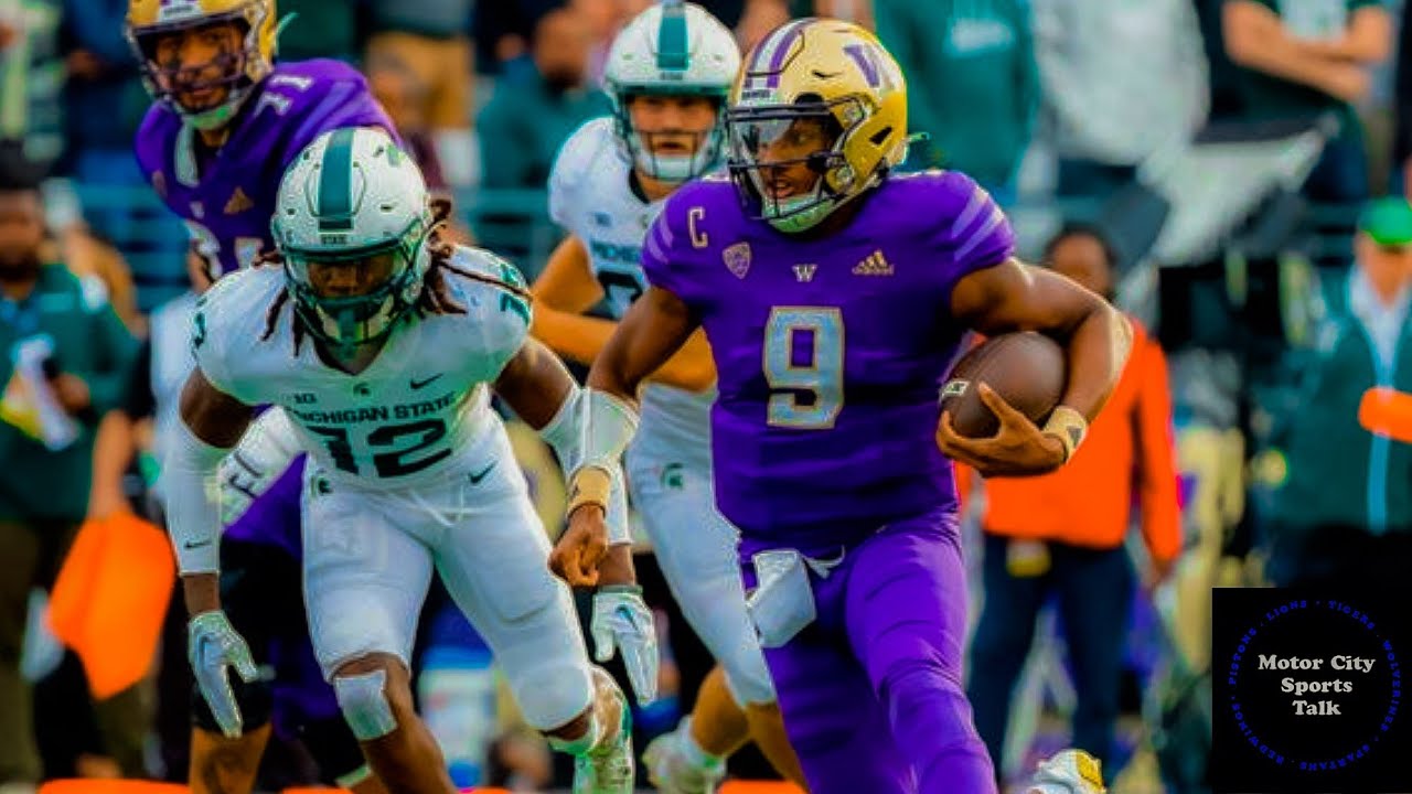 Michigan State Get Blew Out By Washington 39-28 | Full Game Reaction ...