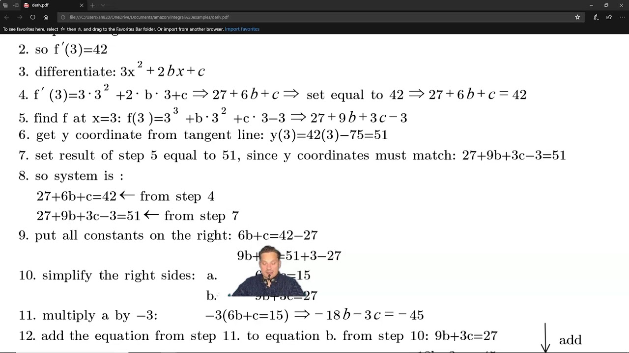 Interesting derivative question - YouTube