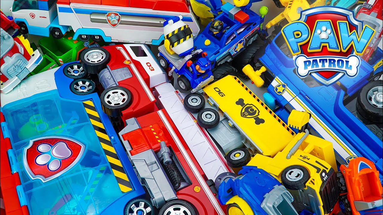 Paw Patrol Unboxing Collection Review | Paw Patrol Launch’N Haul ...