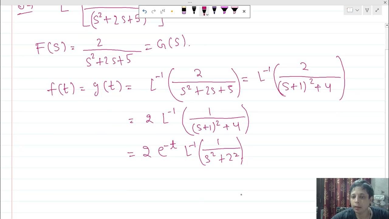 The Convolution Theorem ( Finding Inverse Laplace Transform using The Convolution Theorem ...