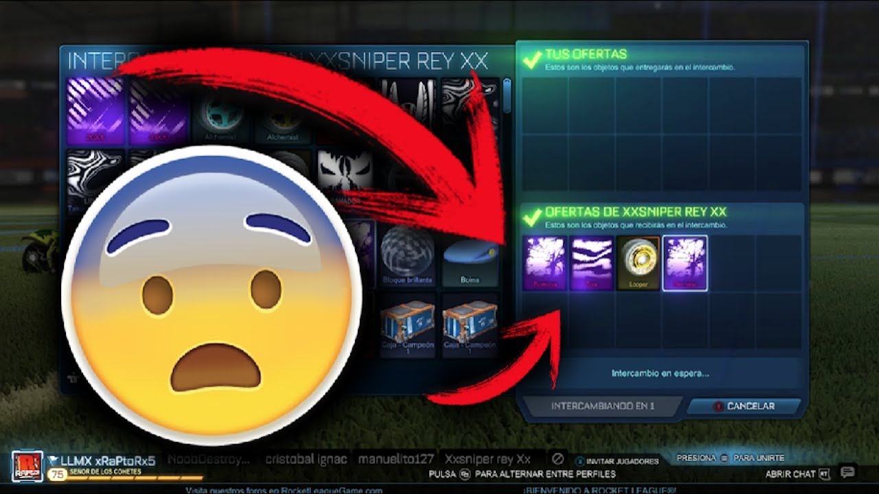 Me donan 3 UNIVERSALES y Unas LOOPER PINTADAS En Rocket League!! - YouTube