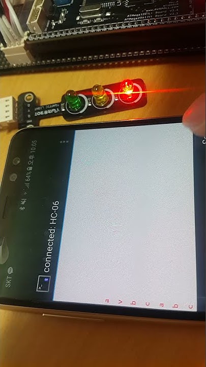 ATmega128 (아트메가) 블루투스 통신 및 어플 연동하기 - YouTube