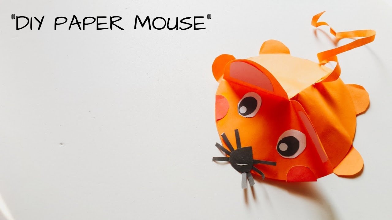 HOW TO MAKE A Cute Little Paper Mice |EASY CRAFTS |TINY EASY MOUSE |DIY ...