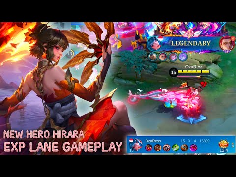 New Hero Hirara Exp Lane Gameplay - Mobile Legends Bang Bang