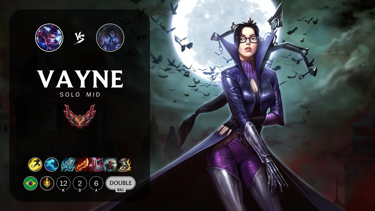 Vayne Mid vs Sylas - BR Grandmaster Patch 12.21 - YouTube