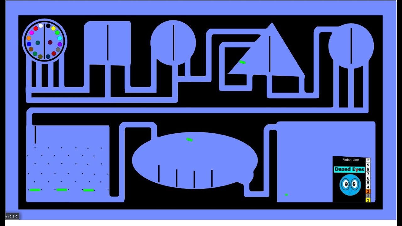 Marble Race Color Algodoo Shape Color Race I Dazed Eyes - YouTube