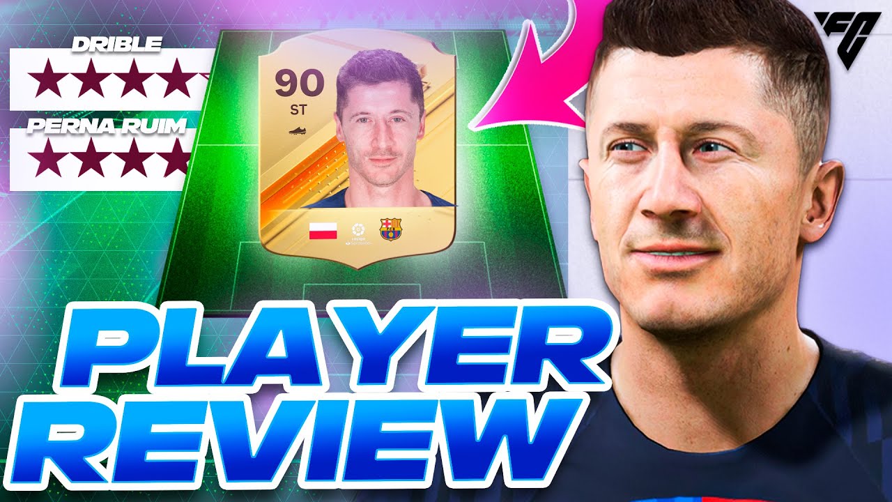 SIMPLESMENTE ESPETACULAR!! 🤩 | LEWANDOWSKI 90 - PLAYER REVIEW I EA ...