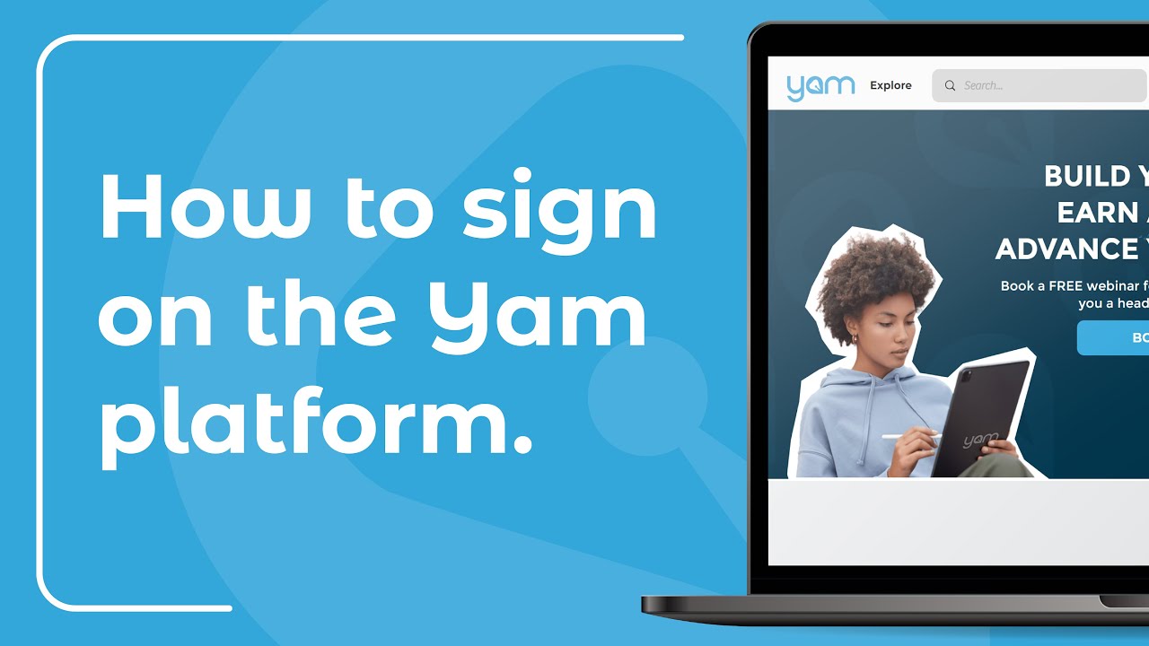 How to sign up on the Yam platform - YouTube