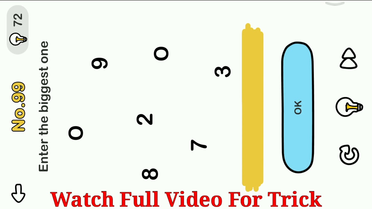 Brain Out Level 107 Enter the biggest one - YouTube