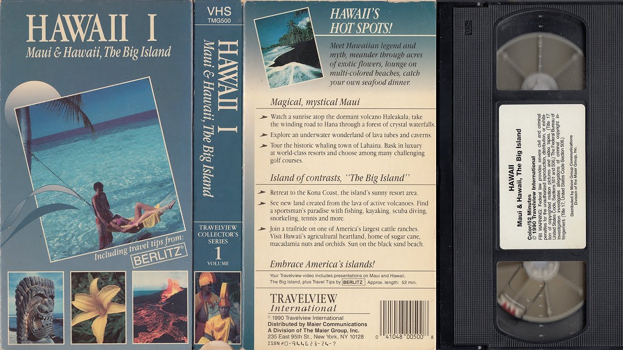 Maui and Hawaii, The Big Island (1990) VHS 60fps - YouTube