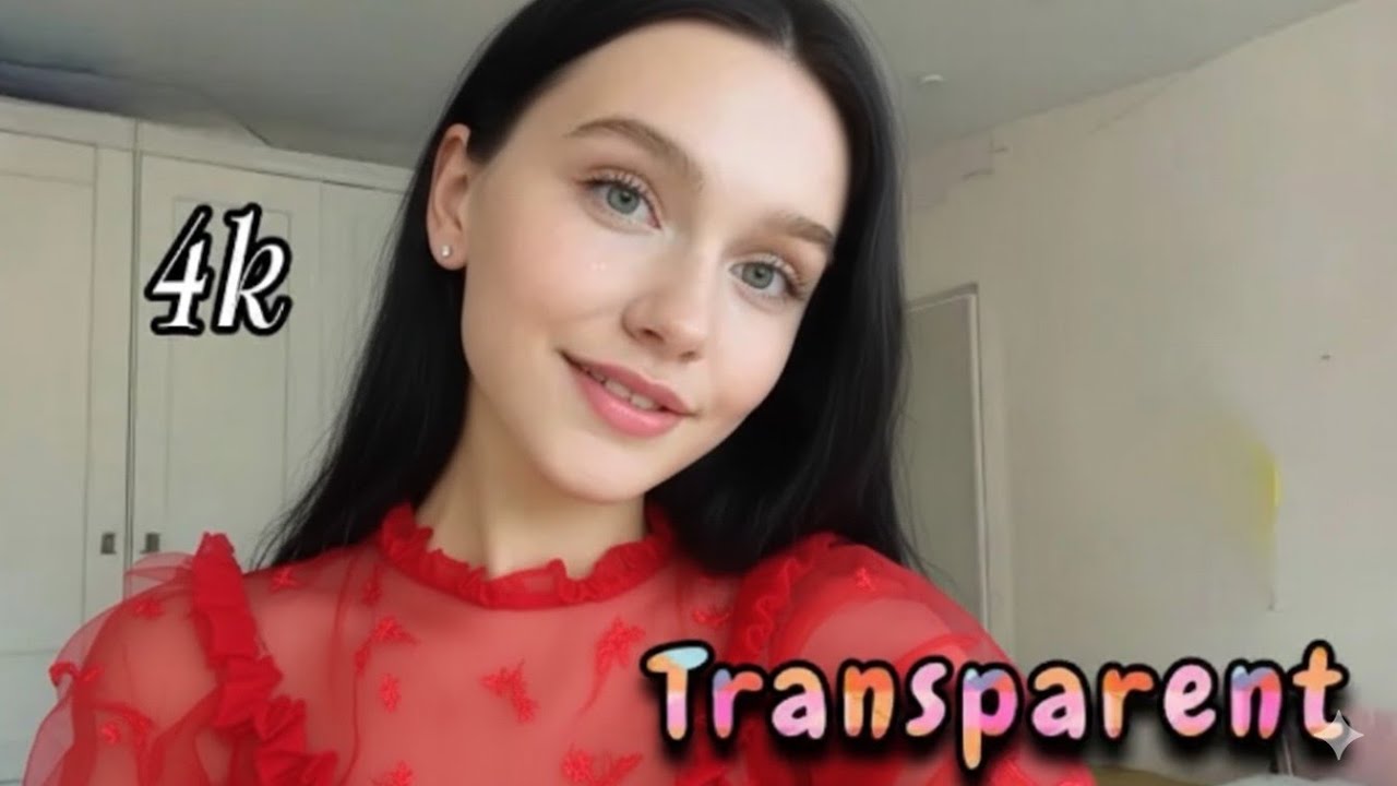 4K Try On Haul Transparent Sheer Lingerie & See Through Amazon Fashion ...