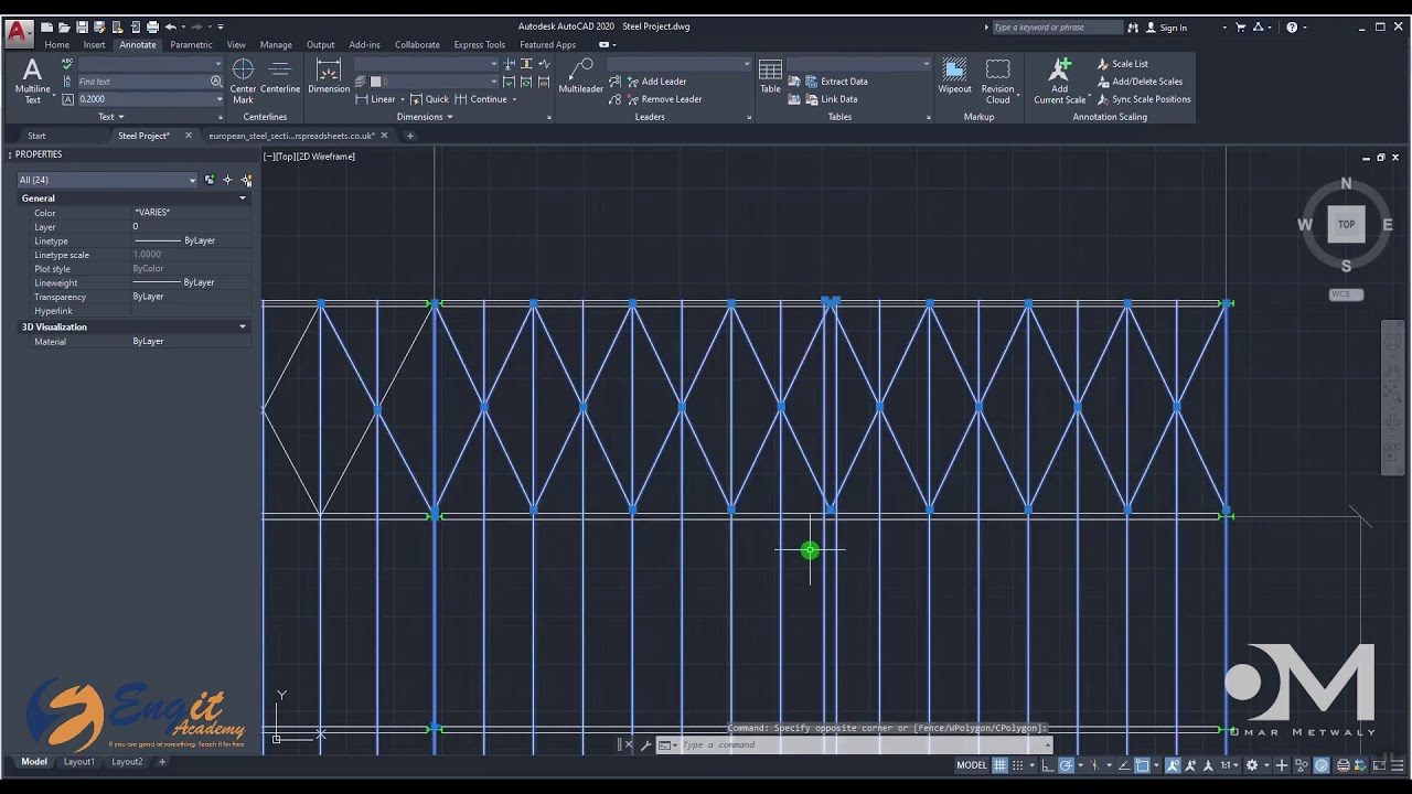 Session (3): Steel Project - Layout - YouTube