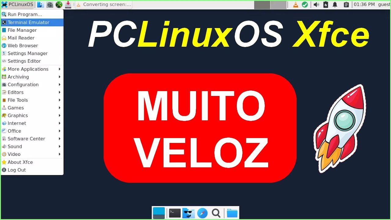 PCLinuxOS distro Linux fácil de usar, leve, rápida e amigável. Suporte para gráficos e placas de ...