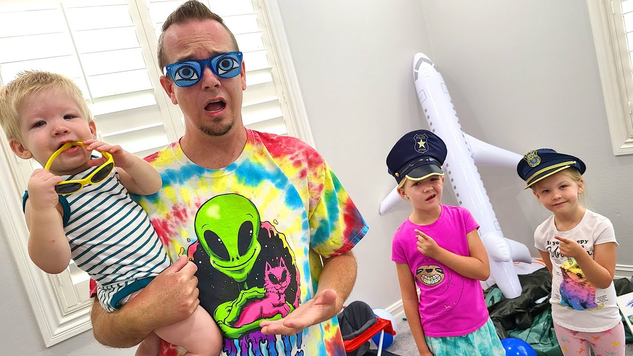 Dad Home Alone With 2 Kids and a Baby!!! - YouTube