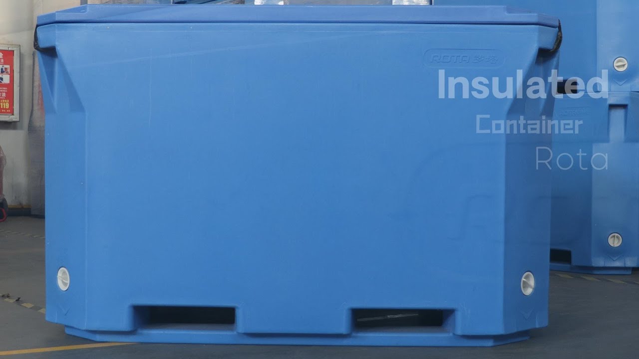 Plastic Insulated Storage Fish Bins Live Fish Transportation Container ...