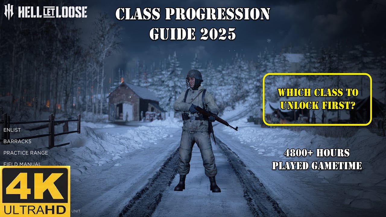2025 BEGINNERS CLASS UNLOCK GUIDE in Hell Let Loose - YouTube