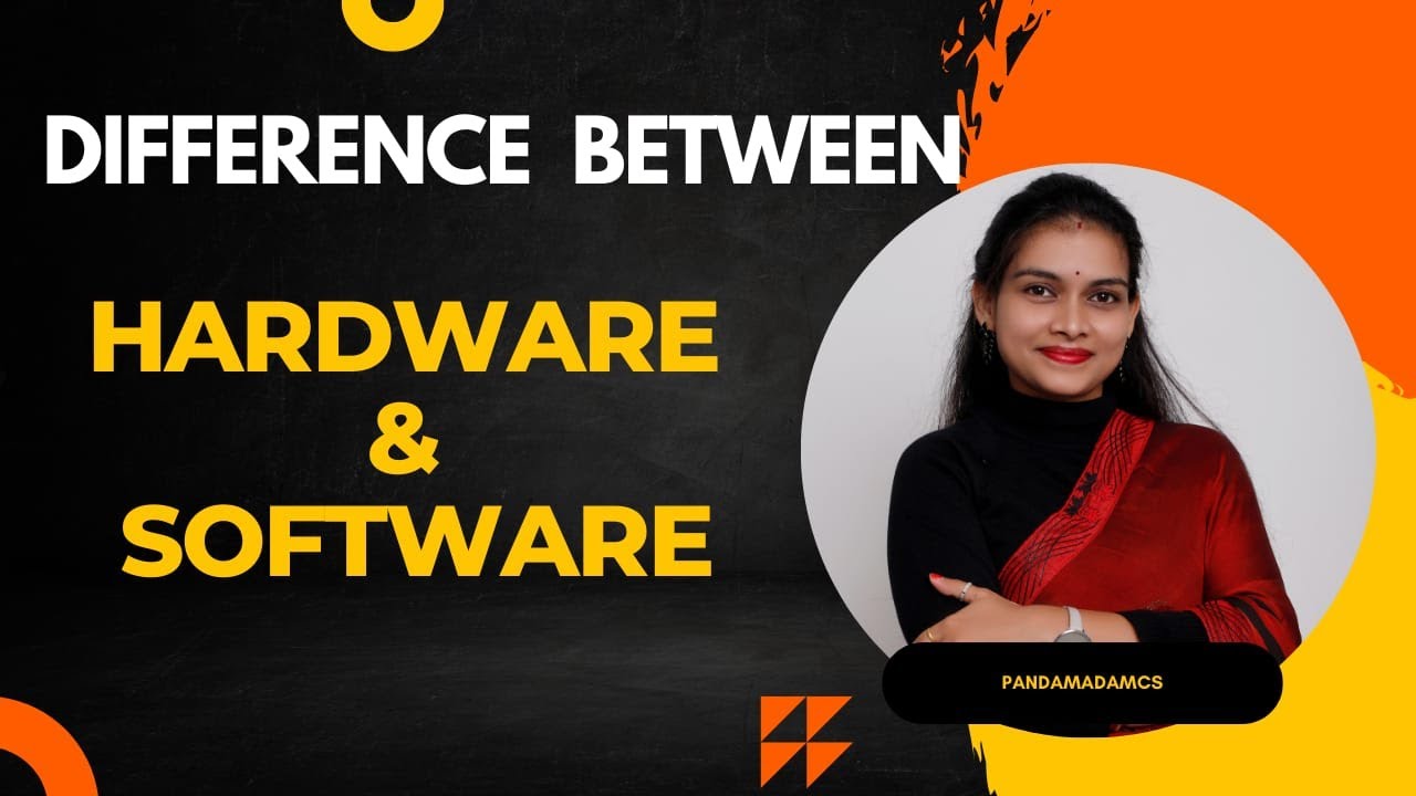 DIFFERENCE BETWEEN HARDWARE AND SOFTWARE || BASIC || COMPUTER ...