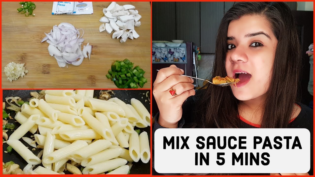 Red & White Sauce Pasta | Mixed Sauce Pasta | Easy To Make Italian ...