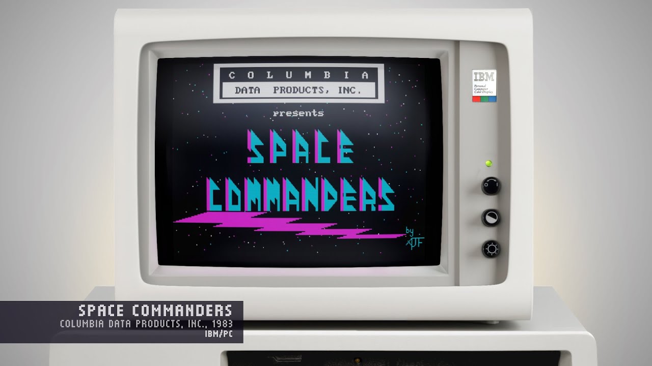 Space Commanders - Columbia Data Products, 1983 - IBM/PC (4K) - YouTube