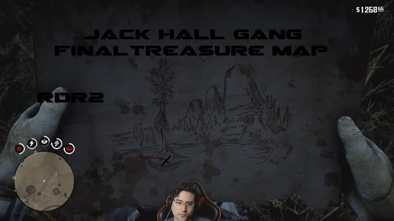 RDR2 - Jack Hall Gang Final Treasure Map - YouTube