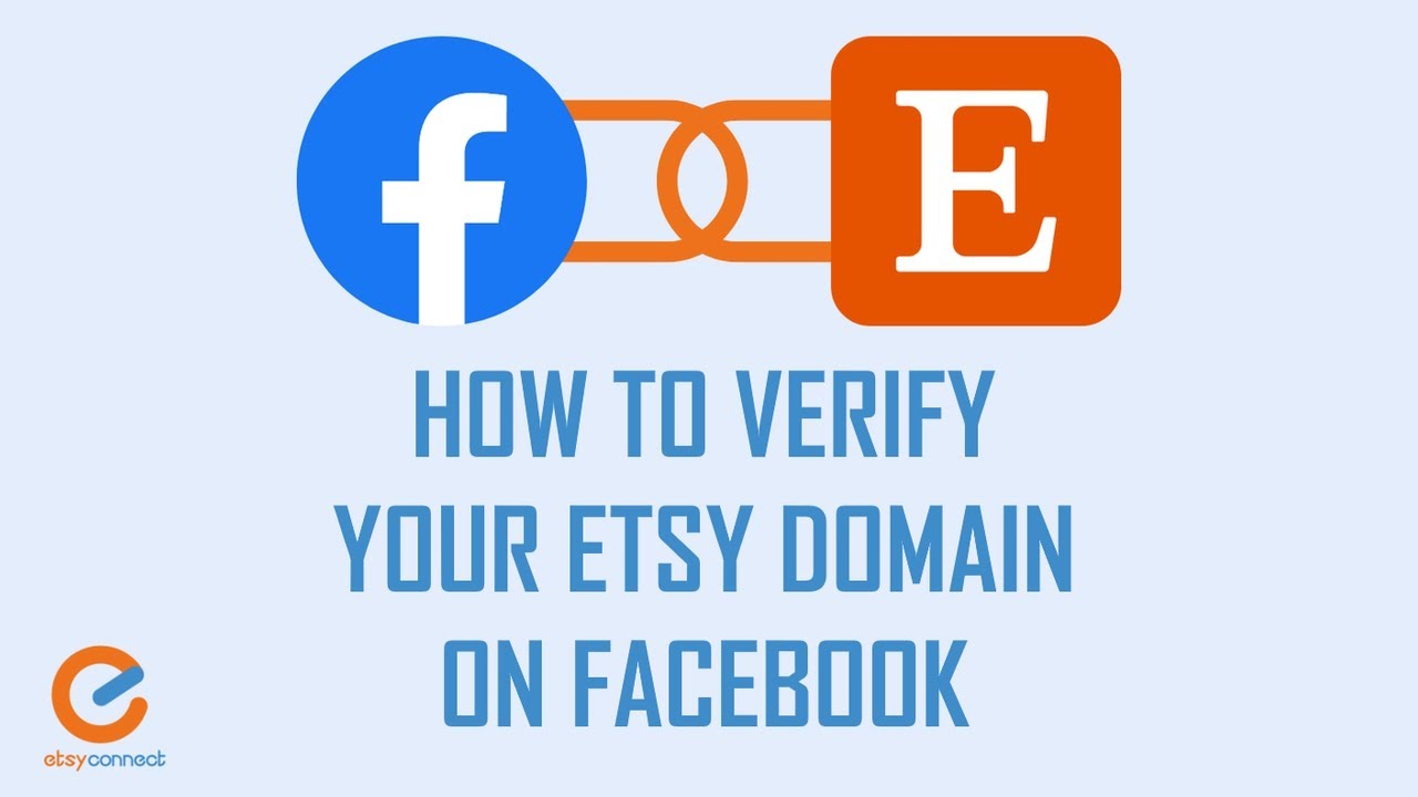 Etsy Facebook Domain Verification [step by step guide] - YouTube