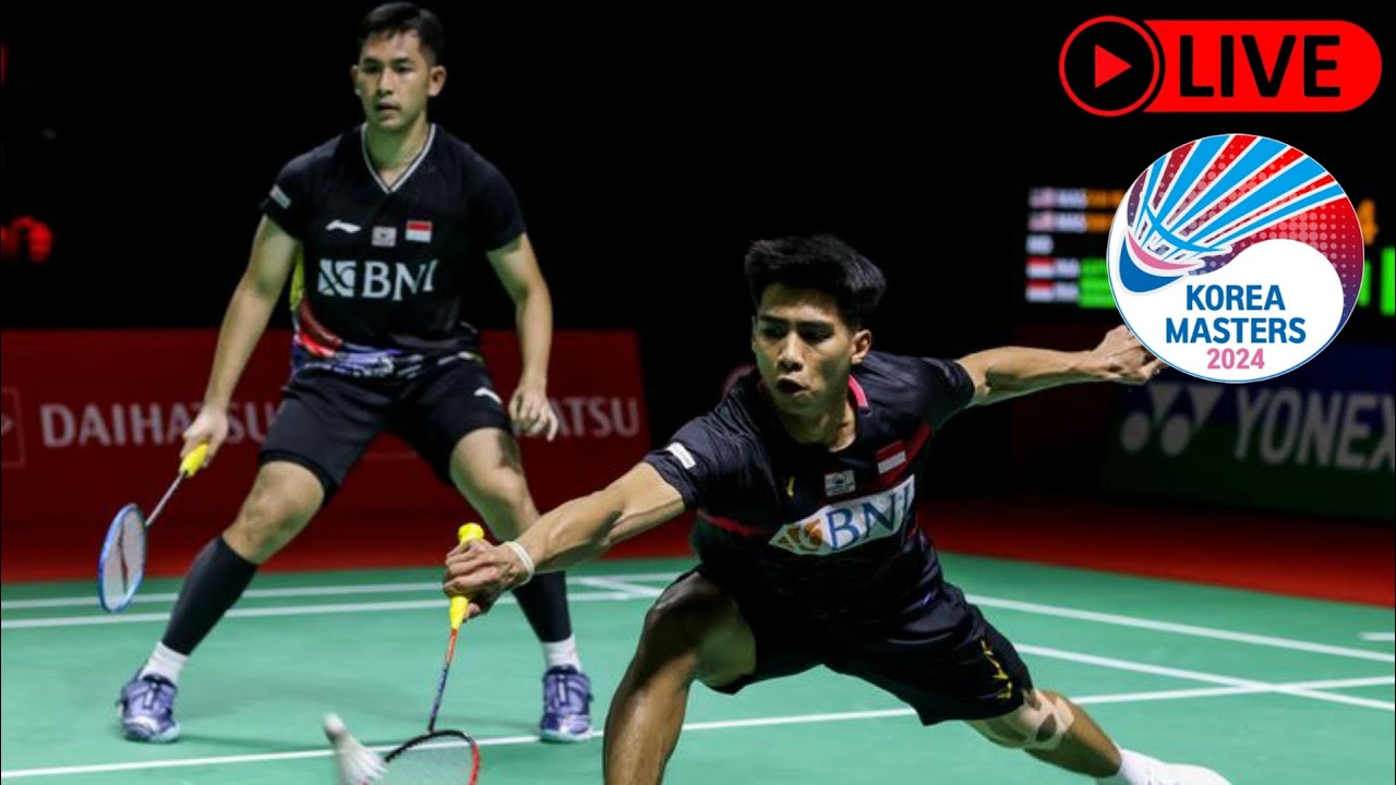 🔴LIVE-R16 |SABAR/REZA (INA) vs (TPE) Ming Che LU/TANG Kai Wei - KOREA MASTERS 2024 - YouTube