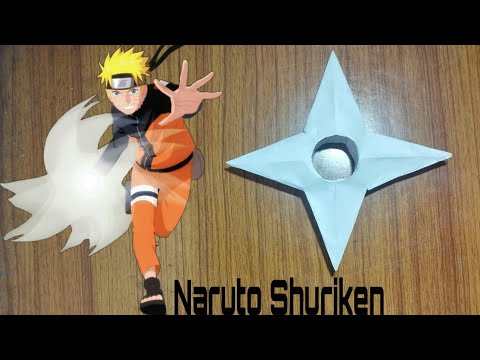 || How To make paper NARUTO SHURIKEN || Tutorial ninja star || Paper ...