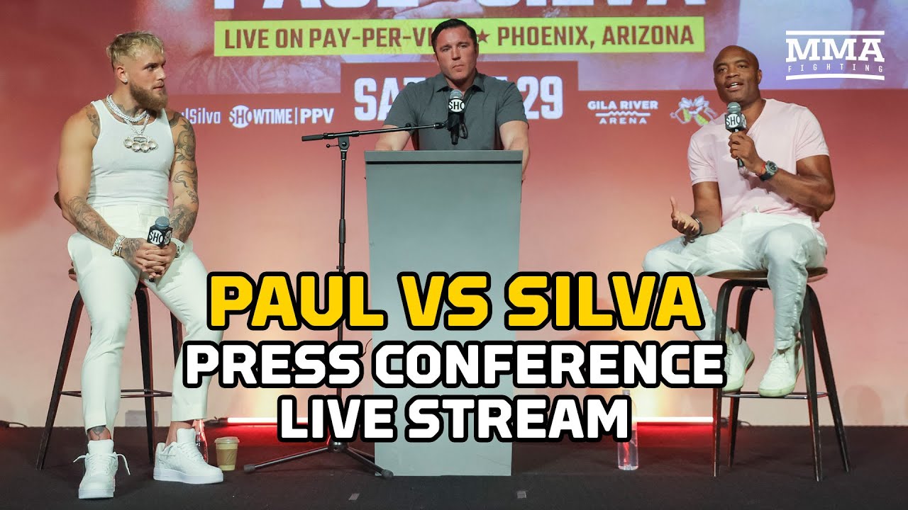 Jake Paul vs. Anderson Silva: Kick-Off Press Conference Day 2 | MMA ...