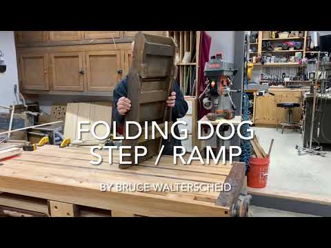 Folding dog steps and ramp