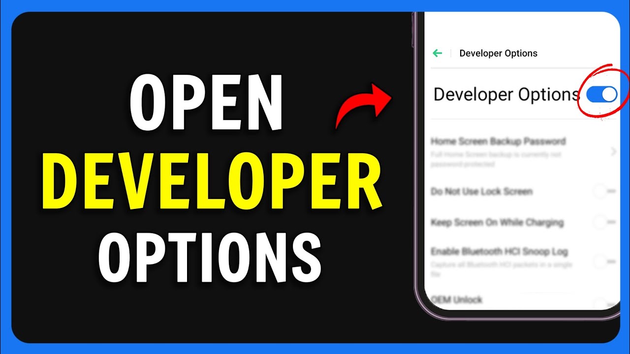 How To Open Developer Options on Any Android - Enable Developer Options ...