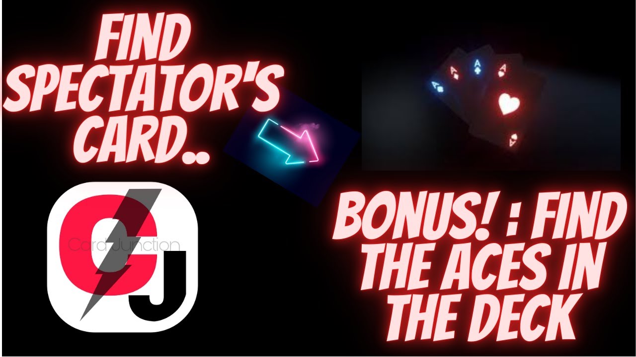 Spectator's card is found (along with the four ACES!!....) [performance ...
