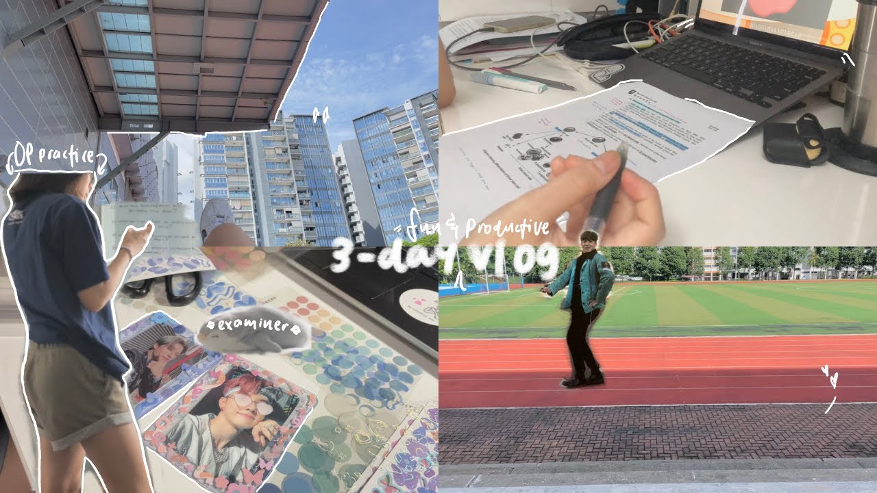 🦋study vlog: productive and fun days up to oral presentation (ft ...