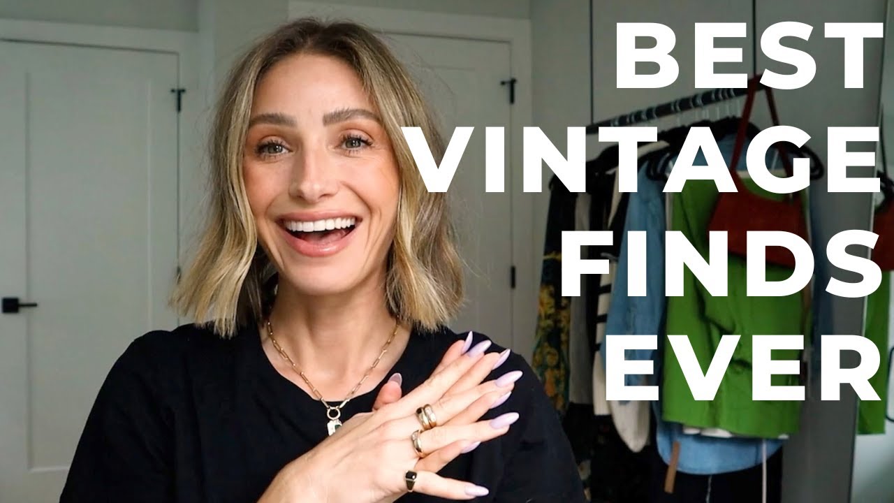 BEST VINTAGE HAUL EVER? | Designer thrifting with Jillian Lansky - YouTube