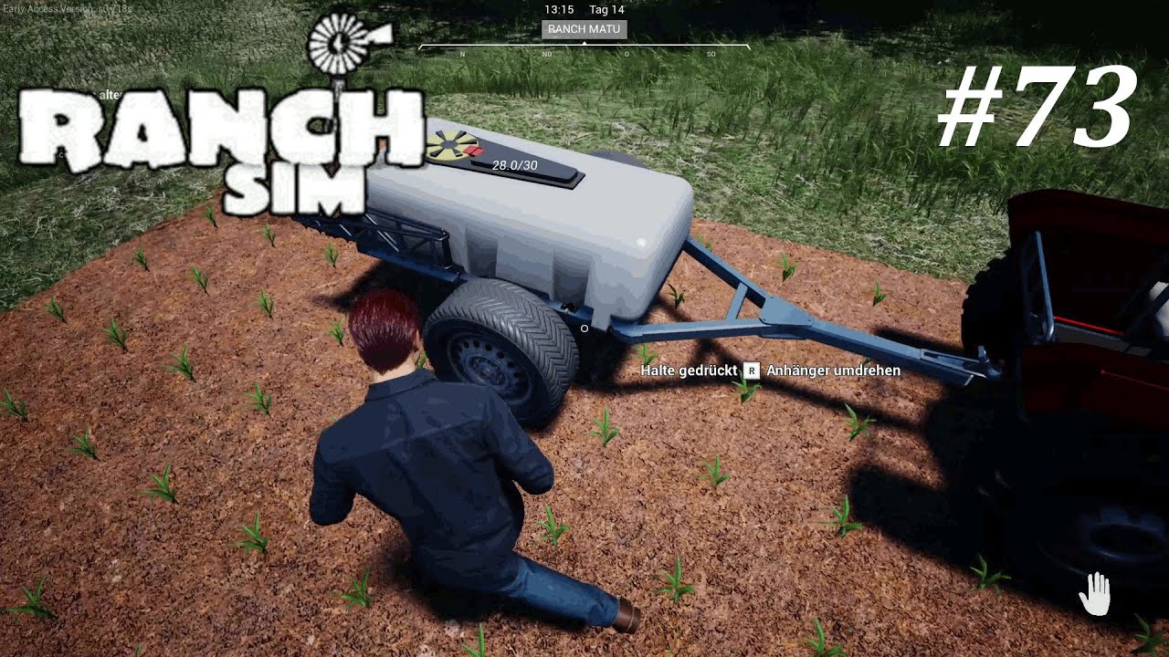 Ranch Simulator #073 - Wie funktioniert der Düngerstreuer? - deutsch ...