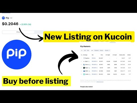 PIP Coin Gets Listed on Kucoin - PIP Token Buy Before Listing - YouTube