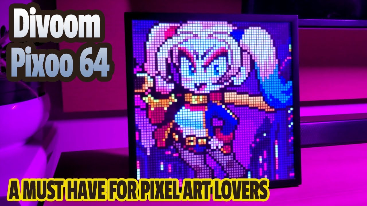 This display is a must have if you love pixel art - Pixoo 64 Review ...