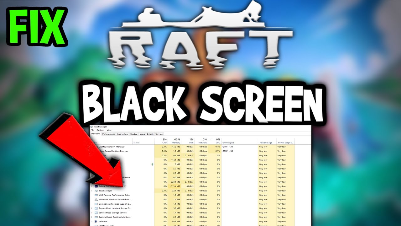 Raft – How to Fix Black Screen & Stuck on Loading Screen - YouTube