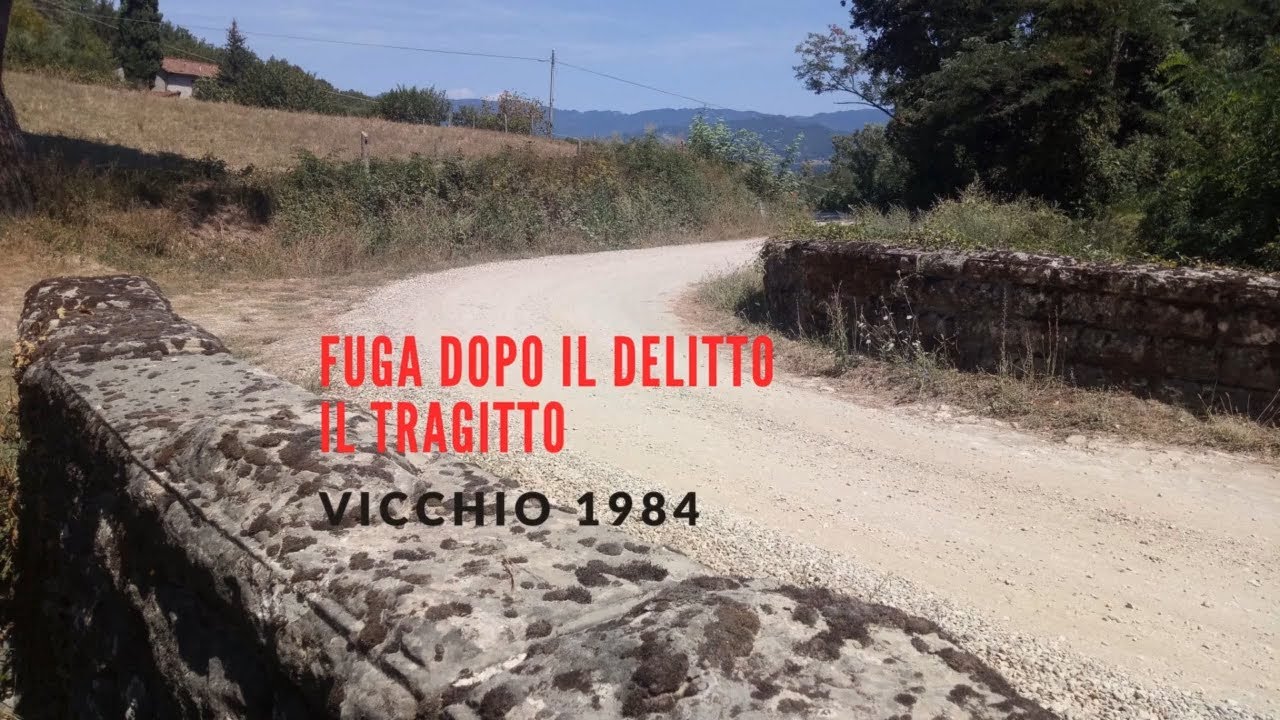 Mostro di Firenze - Vicchio 1984. Fuga dopo il delitto. Il tragitto ...