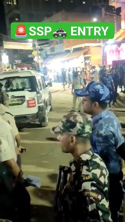 भागलपुर मोहर्रम मेला (SSP ENTRY) 🚨🚓🚨 #bhagalpur #ssp #bihar #muharram #islamic #hussain #ali # ...