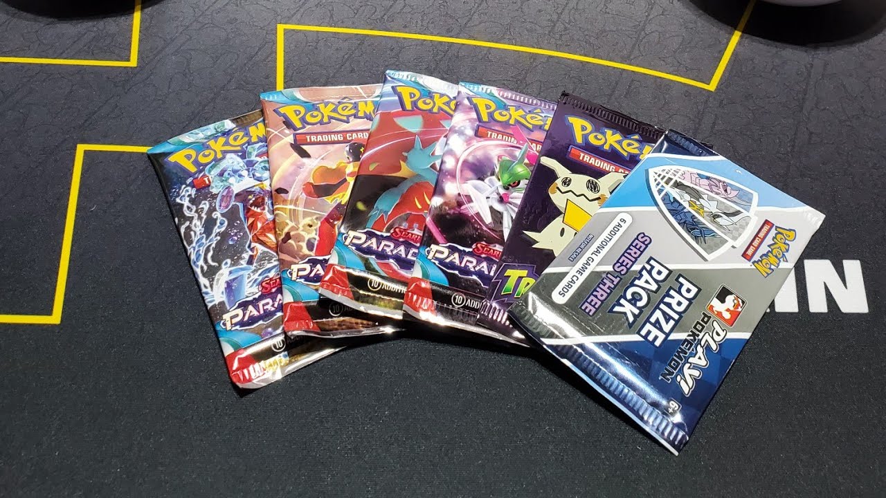 Paradox prerelease packs and a Play! prize pack!! #pokemontcg #pokemon ...