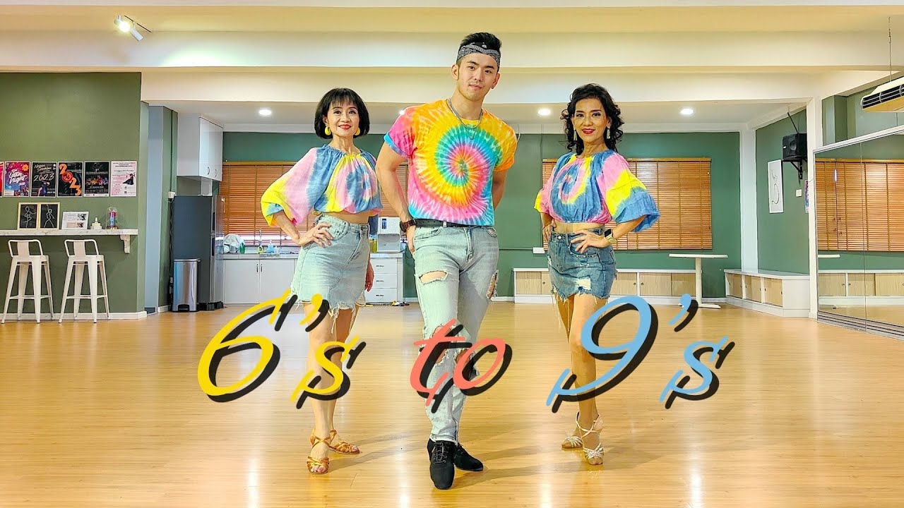 【Line Dance】6's to 9's - YouTube
