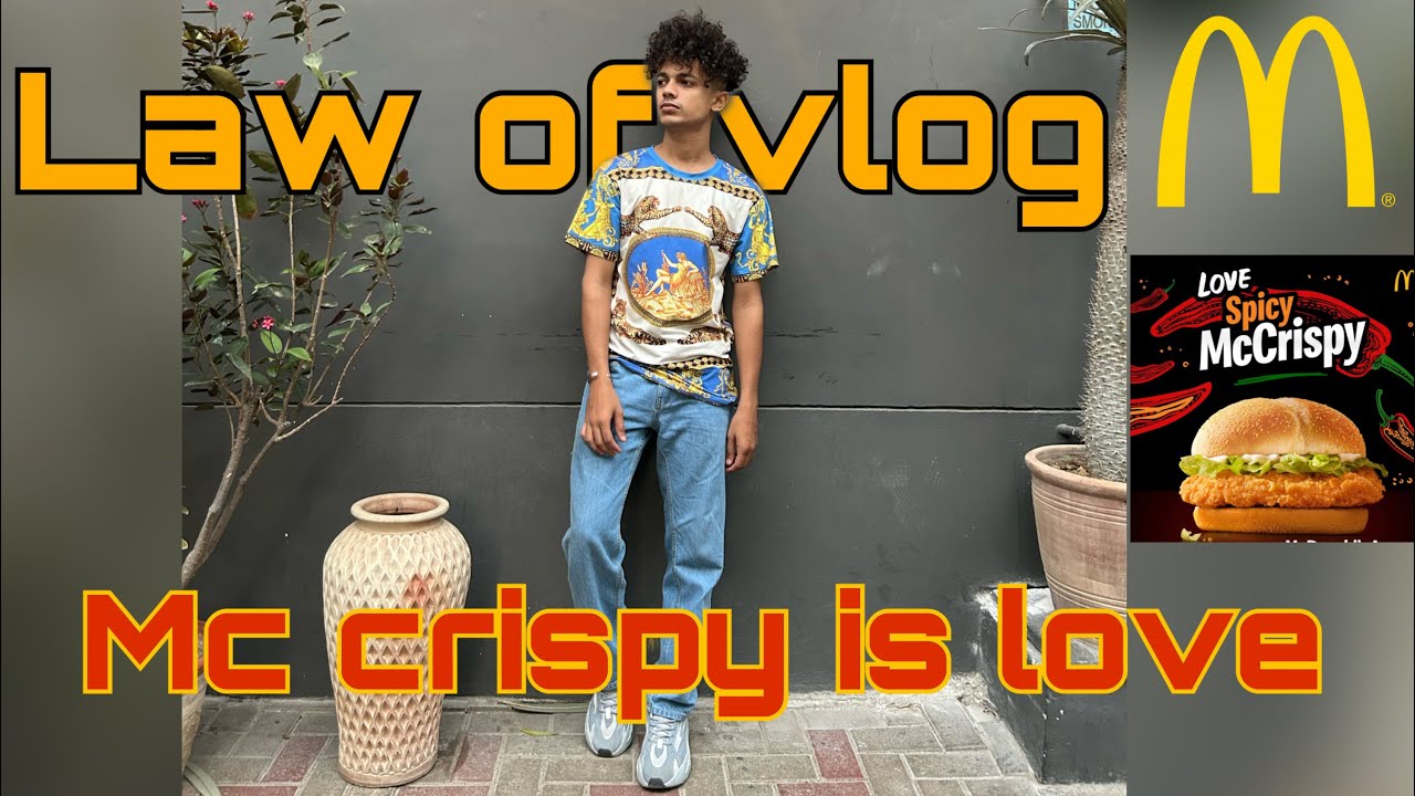 Spicy McCrispy ( very spicy 🥵🌶️) | ft 3 law of Vlogging - YouTube