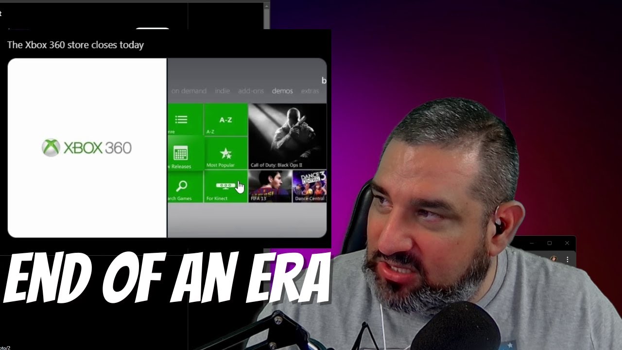 XBox 360 Store Closes | An End of An Era - YouTube