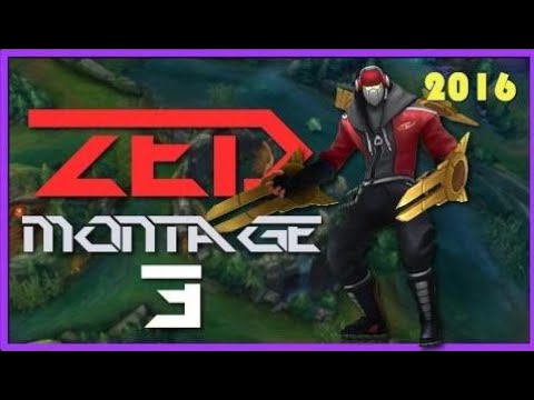 Zed Montage three - Best Zed Plays 2016 - League of Legends [LOLPlay VN]   | Bronze V