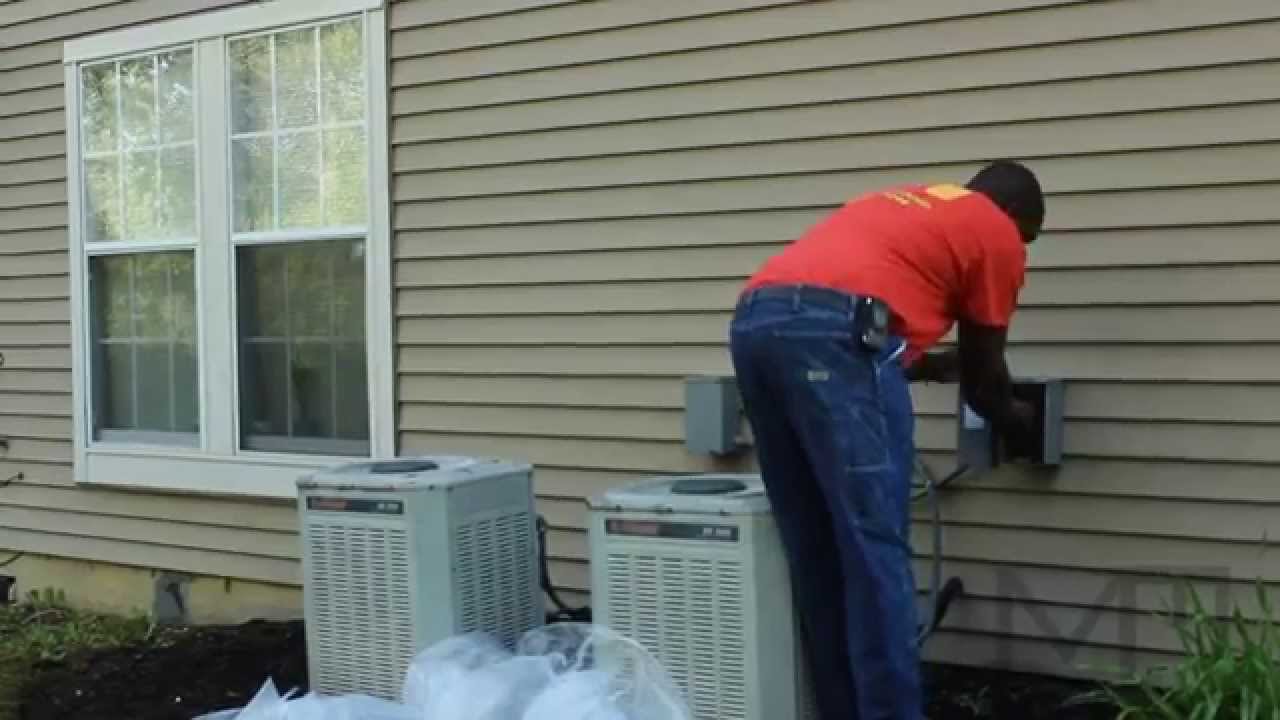Sicklerville, NJ A/C Condenser Install - YouTube