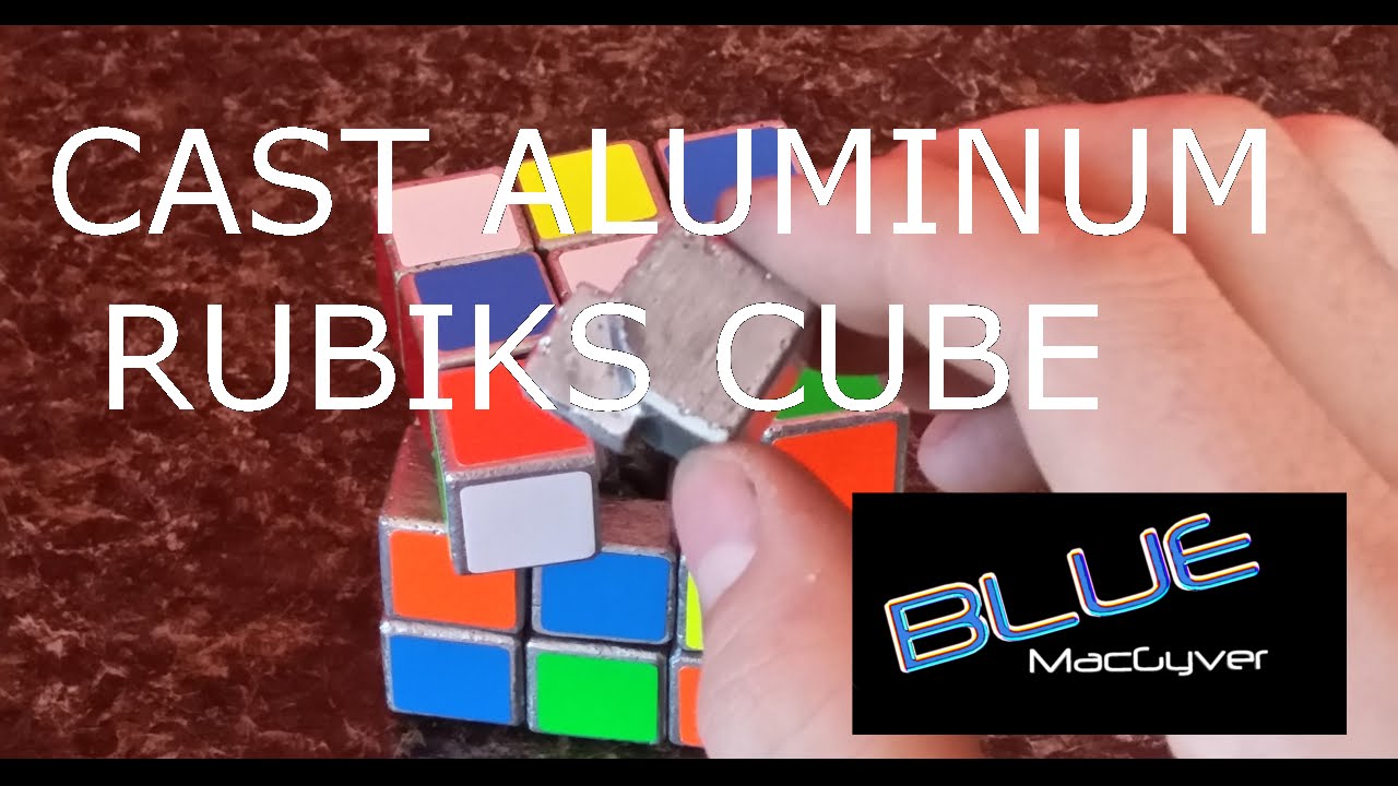 Cast Alumninum Rubiks Cube - YouTube